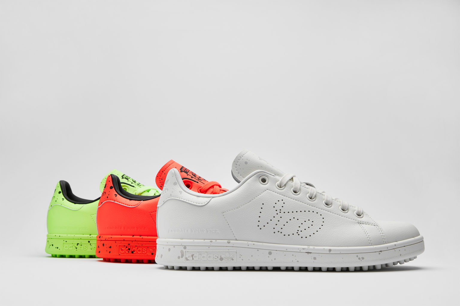 The Limited Edition Stan Smith x Vice Golf Shoe - CRISP.